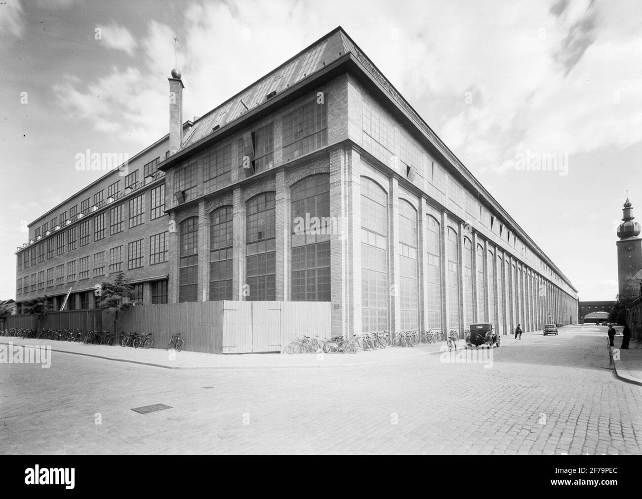 Exterior of the ASEA factory in Västerås. The tool department Stock ...