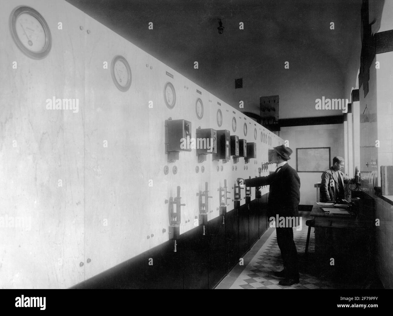 Power plant General. Interior of electric power center Stock Photo - Alamy