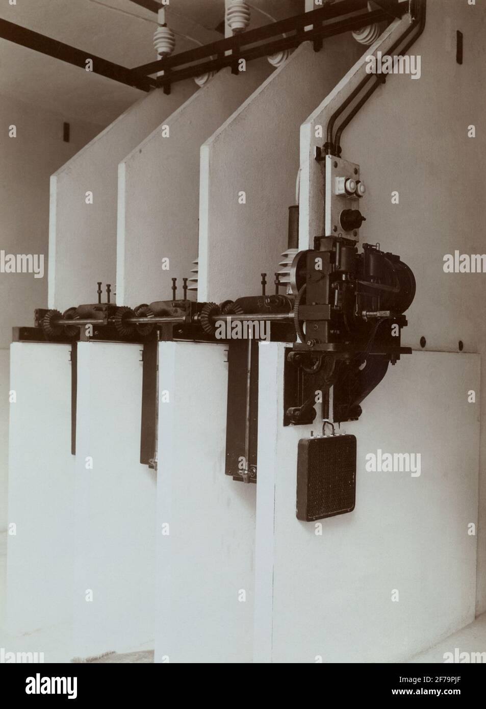 Electric industry. Relay at high voltage transformers Stock Photo - Alamy