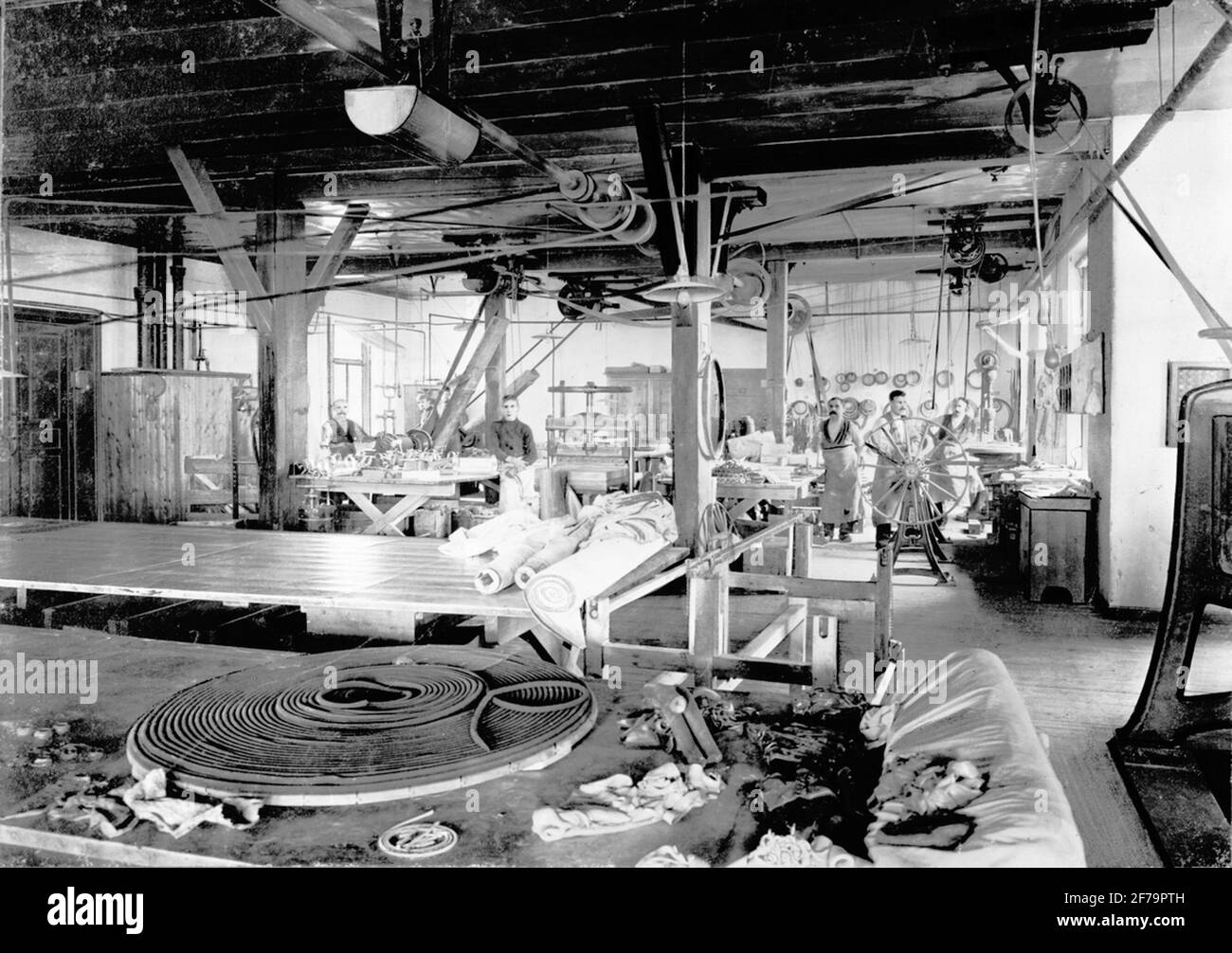 Rubber factory 1900s Black and White Stock Photos & Images - Alamy