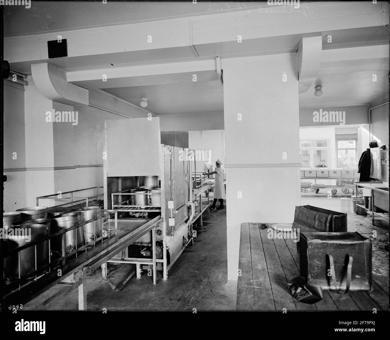 Kitchen interior Hospital St. Erik Stock Photo - Alamy