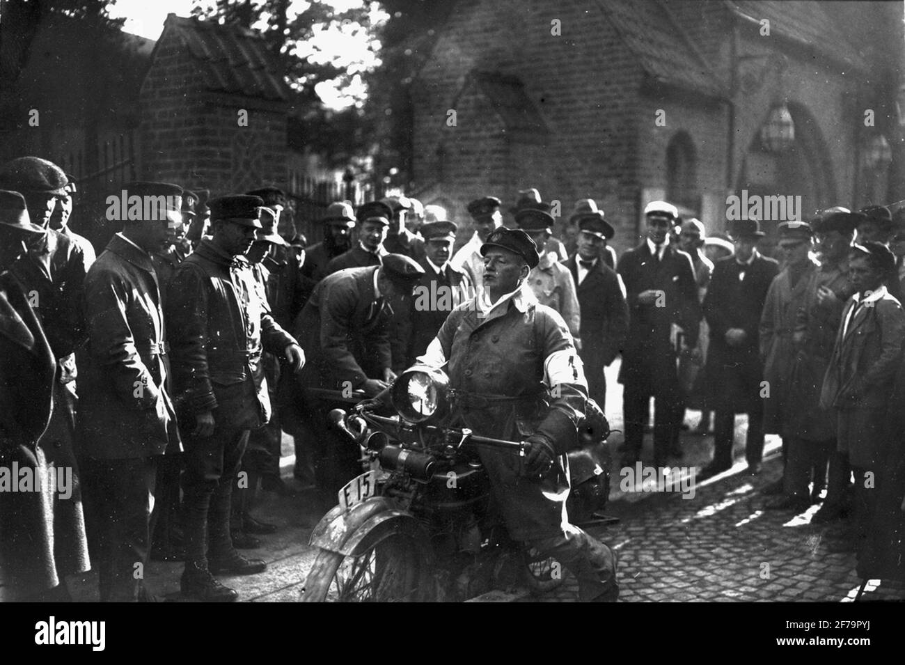 Husqvarna motorcycle. Motorcycle competition. Ringborg starts Stock ...