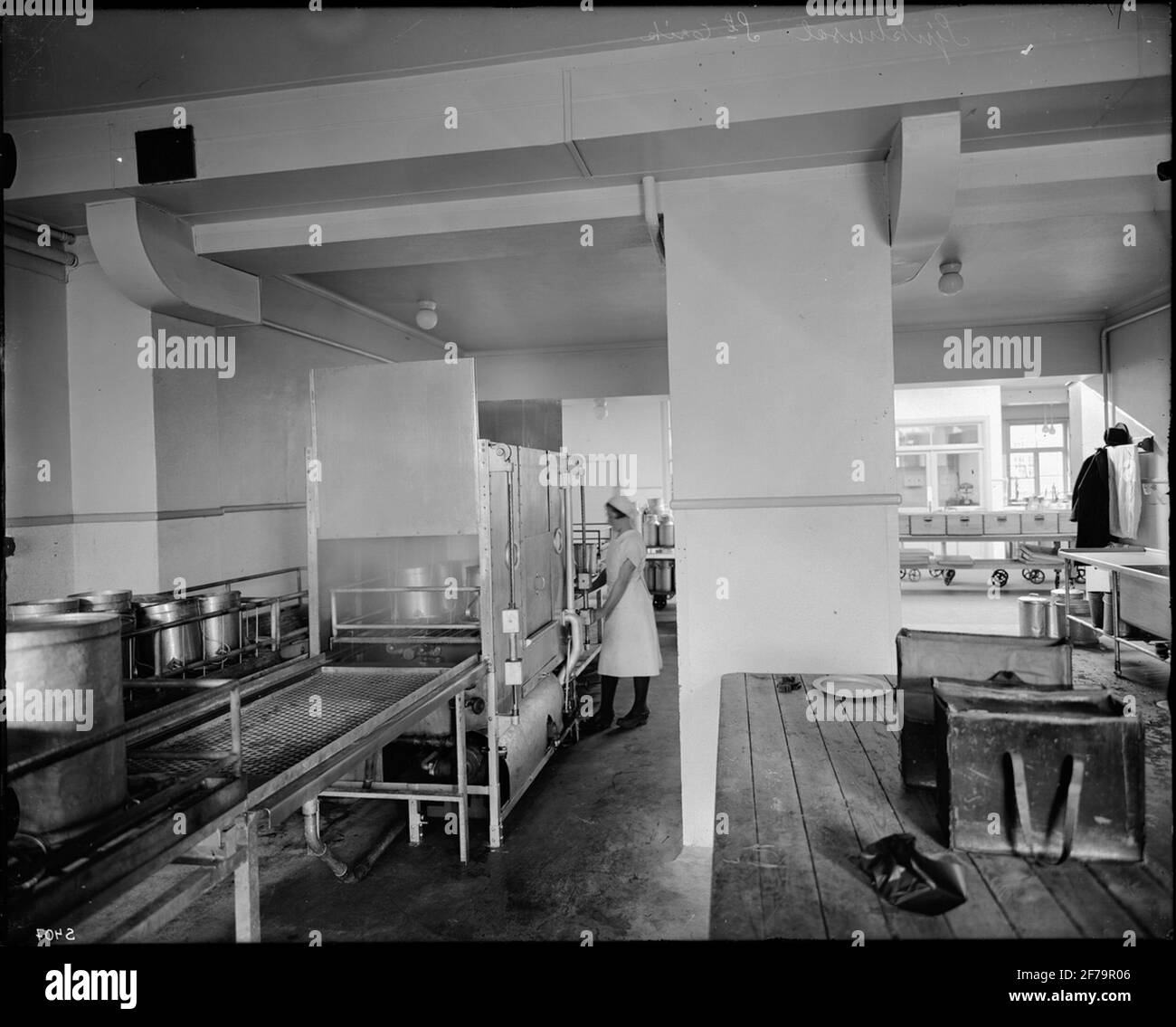 Kitchen interior Hospital St. Erik Stock Photo - Alamy
