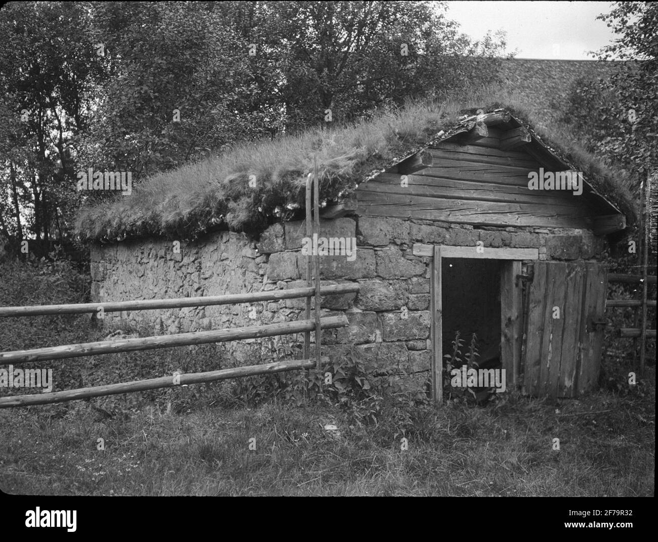 Ironworks. Masugn. Old iron booth that remains since the mountain man ...