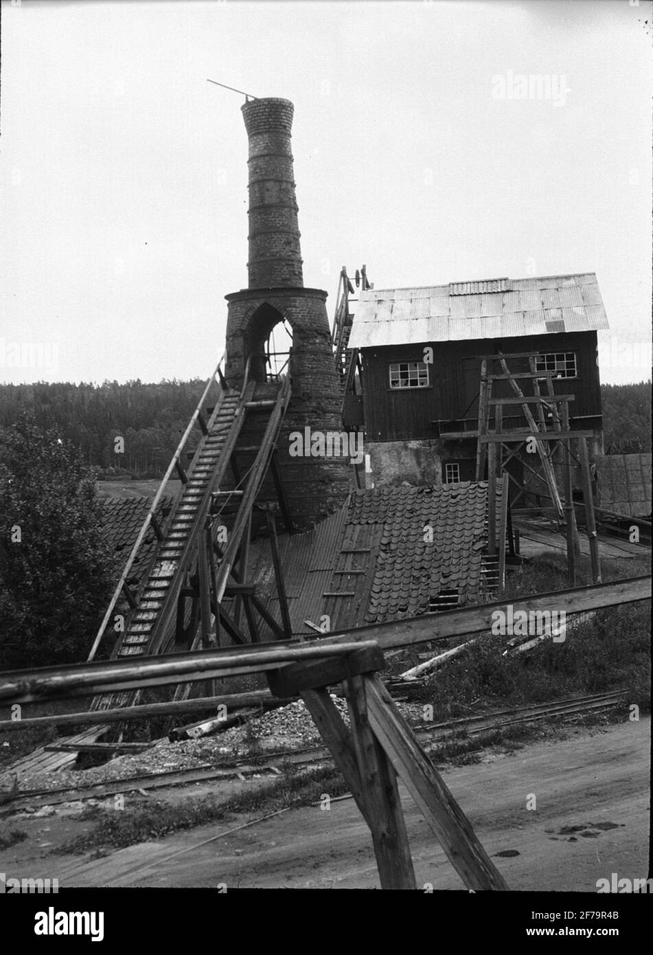 Ironworks. Masugn. Rost oven of Westman's construction Stock Photo - Alamy