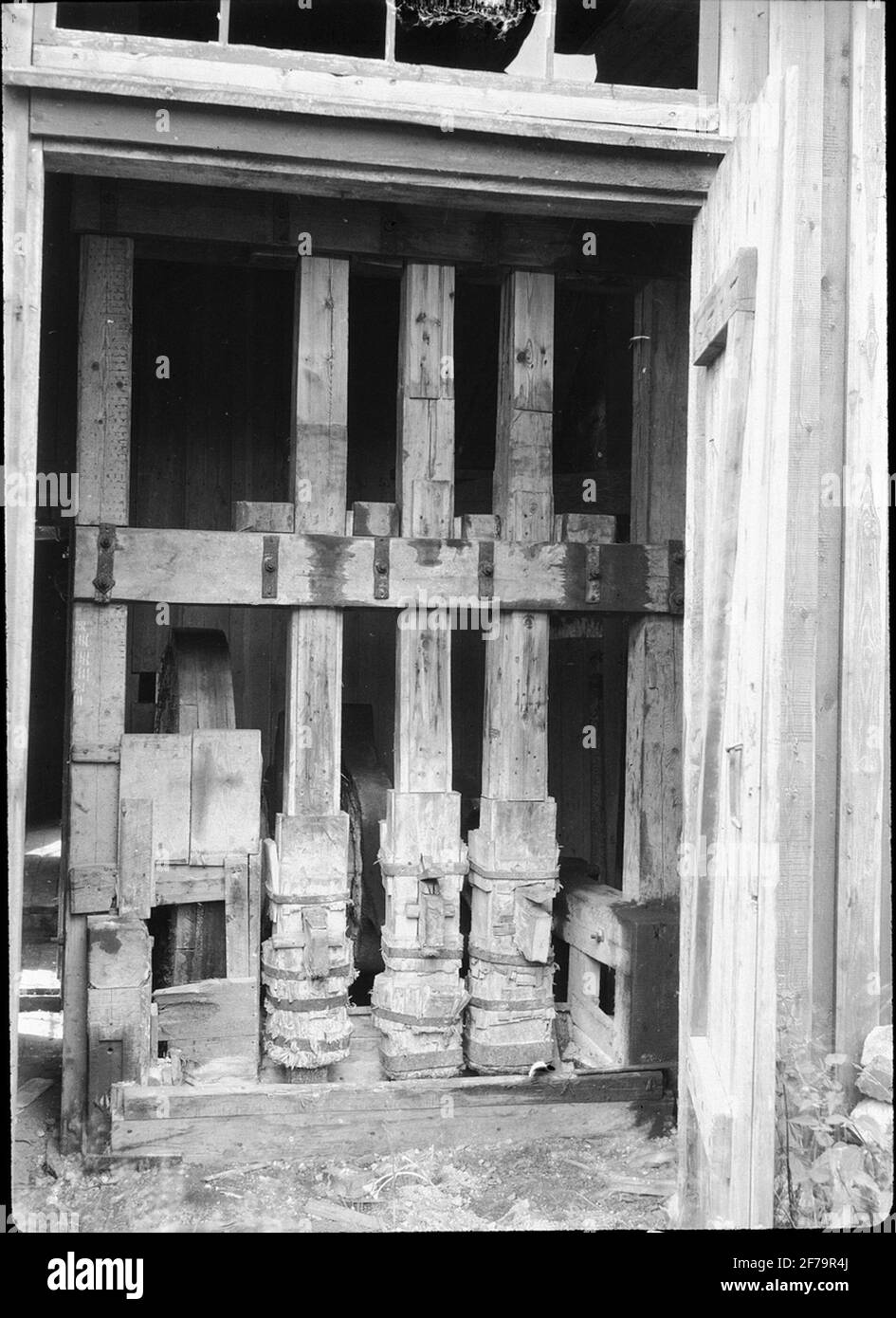 Ironworks. Masugn. The stamp plant Stock Photo - Alamy