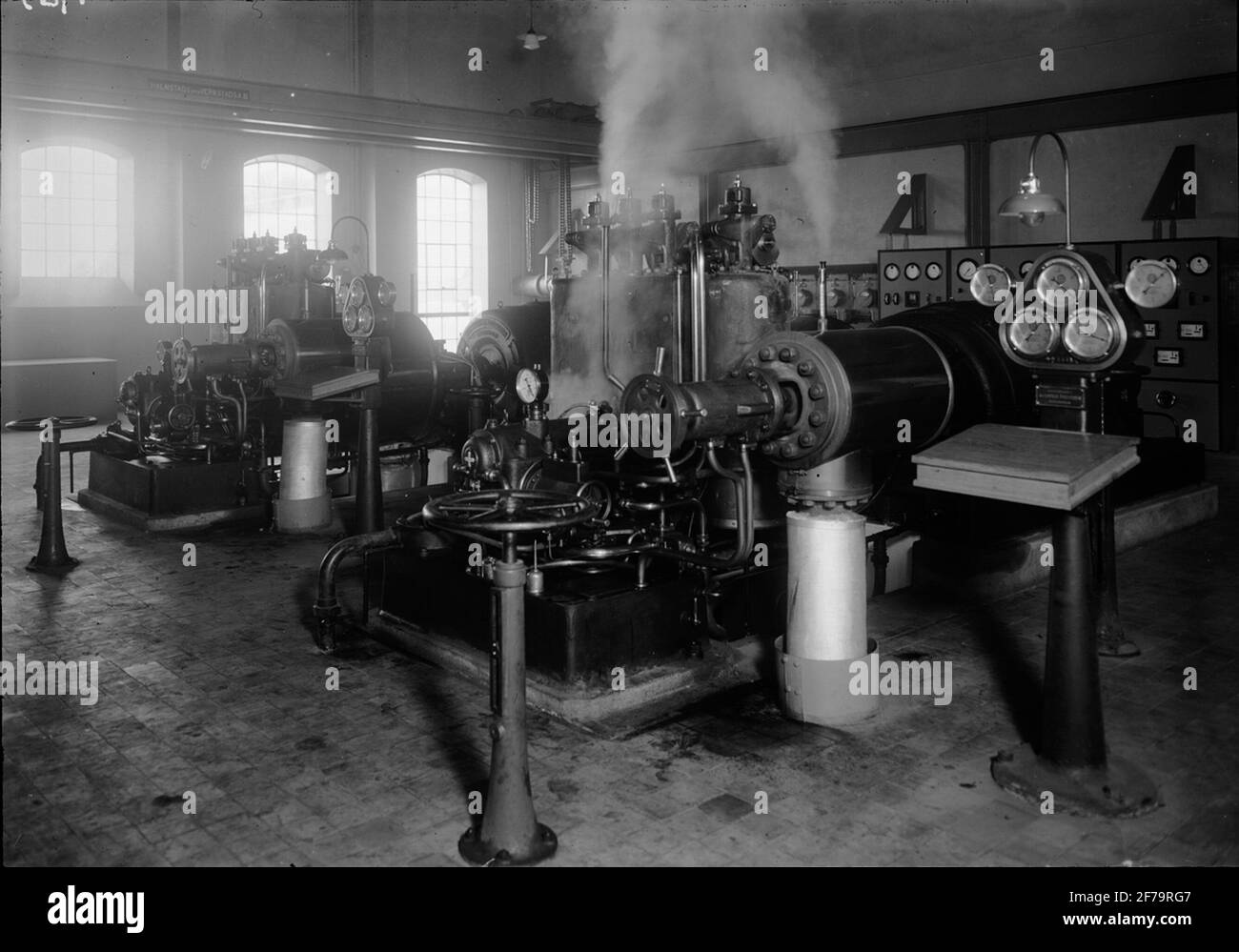 Interior from the power station Hanberg Stock Photo - Alamy