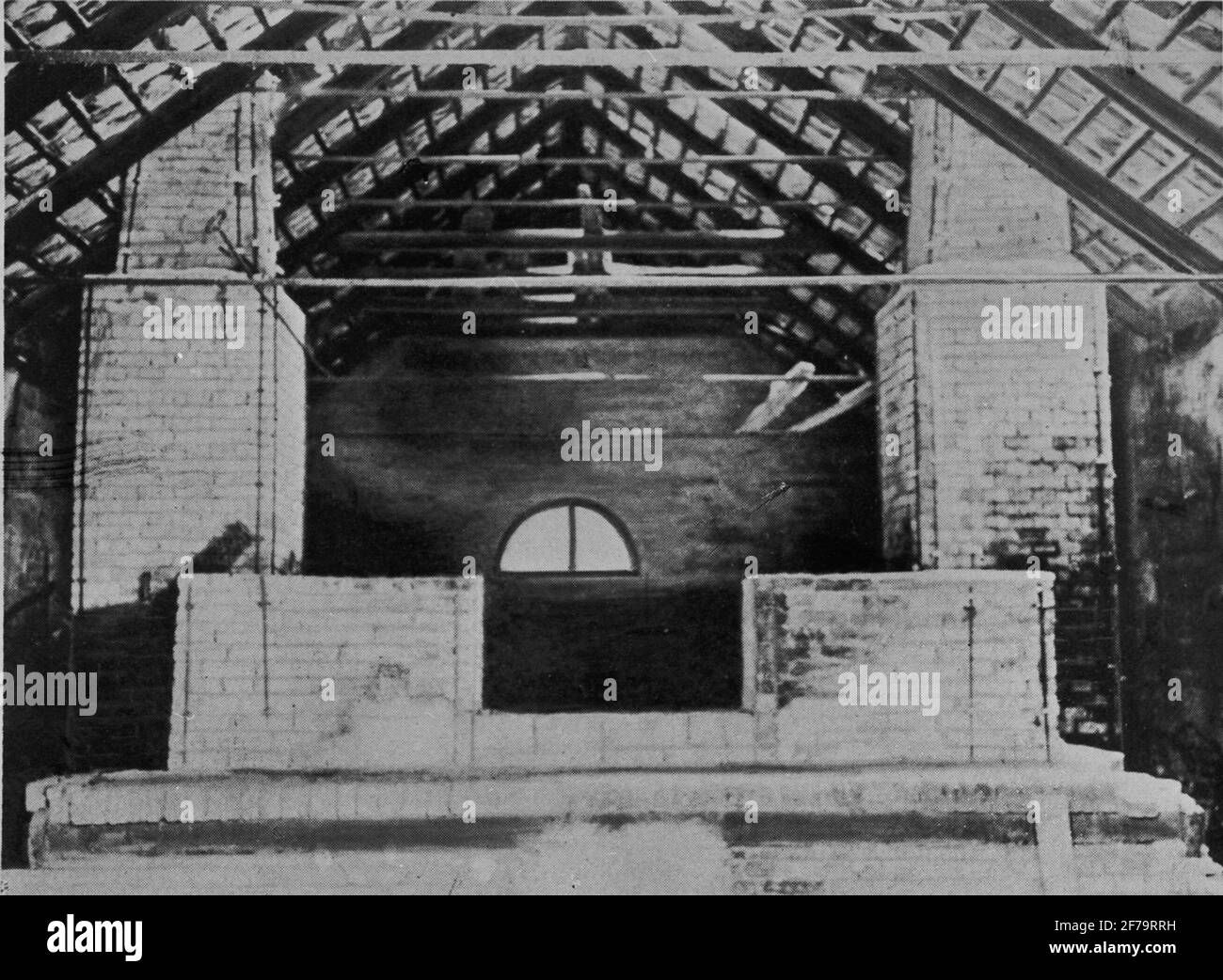 Ironworks. Steel furnace built in 1860. Interior Stock Photo - Alamy