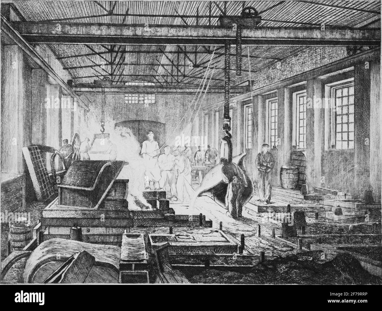 Metal factory interior 19th century hi-res stock photography and images ...