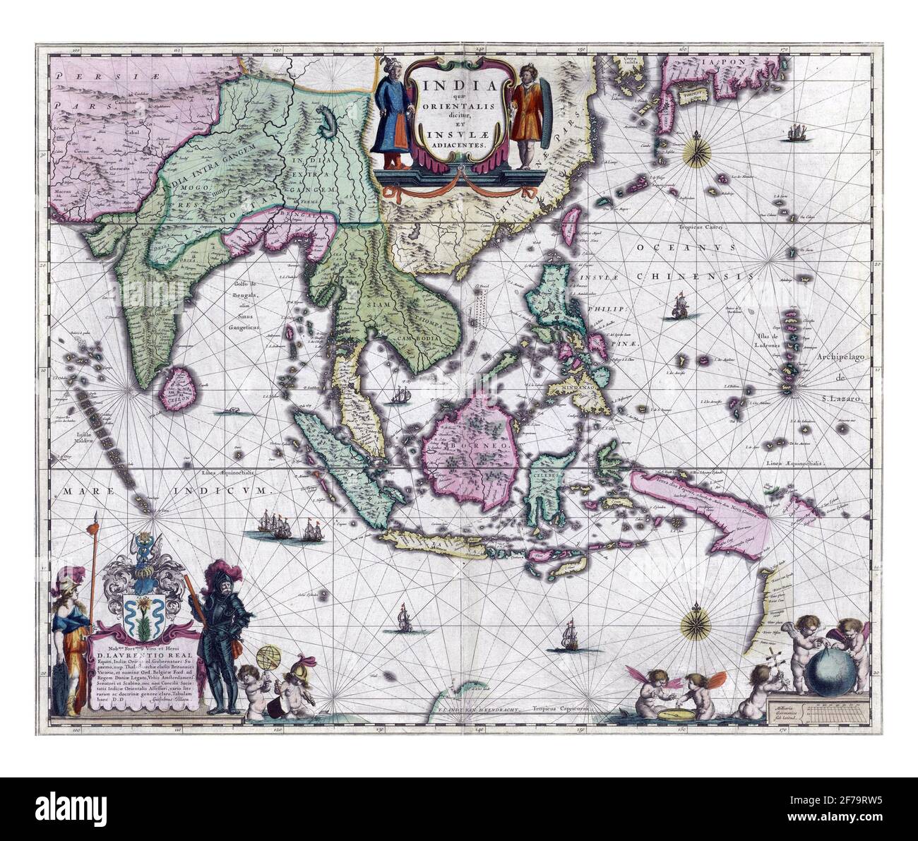 Historical indonesia map hi-res stock photography and images - Alamy