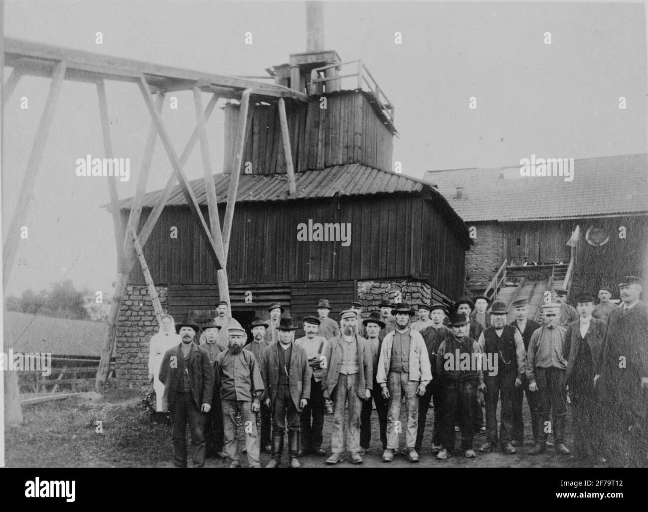 Employees at Masugn Stock Photo - Alamy