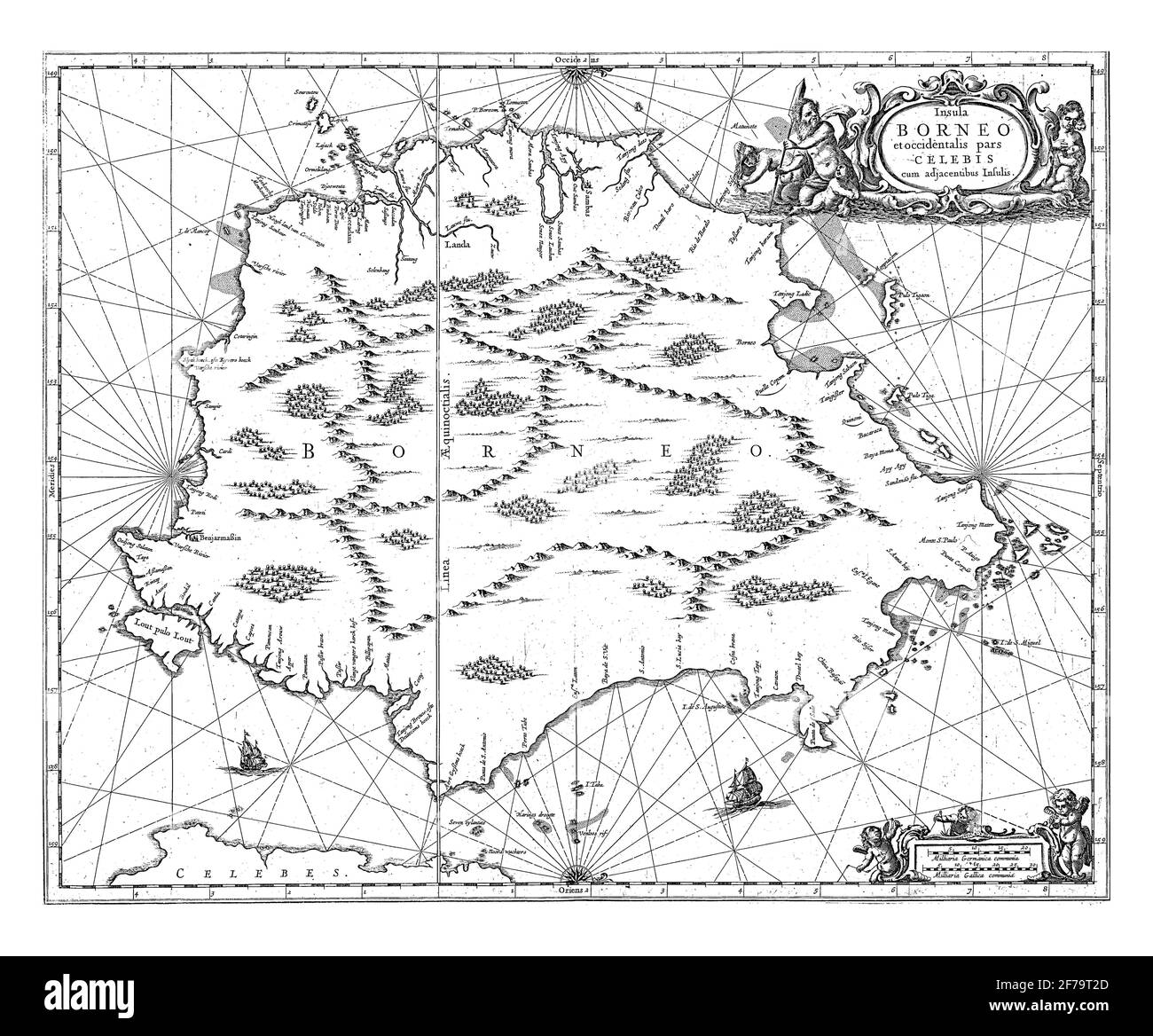 Covens and mortier map Black and White Stock Photos & Images - Alamy
