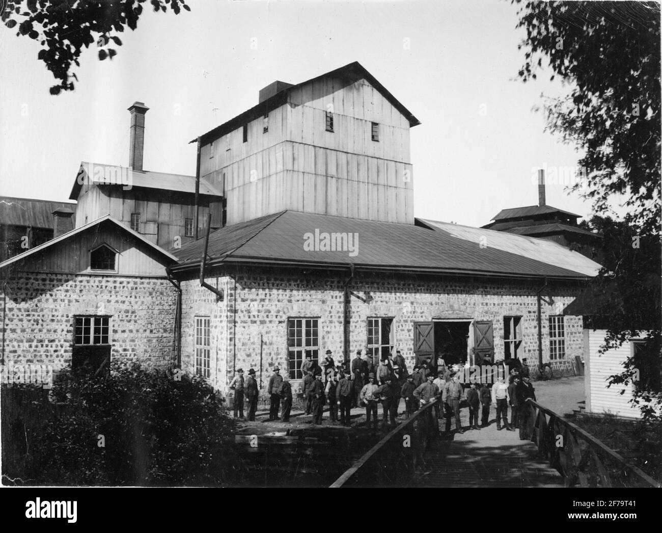 Bollsta use. The blast furnace, iron cabin Stock Photo - Alamy