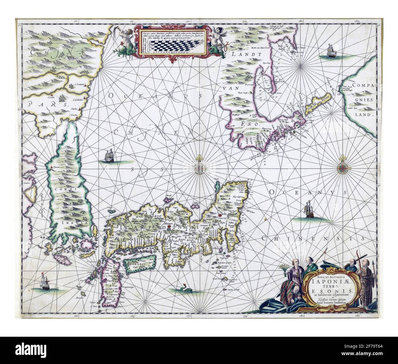 Janssonius map Cut Out Stock Images & Pictures - Alamy