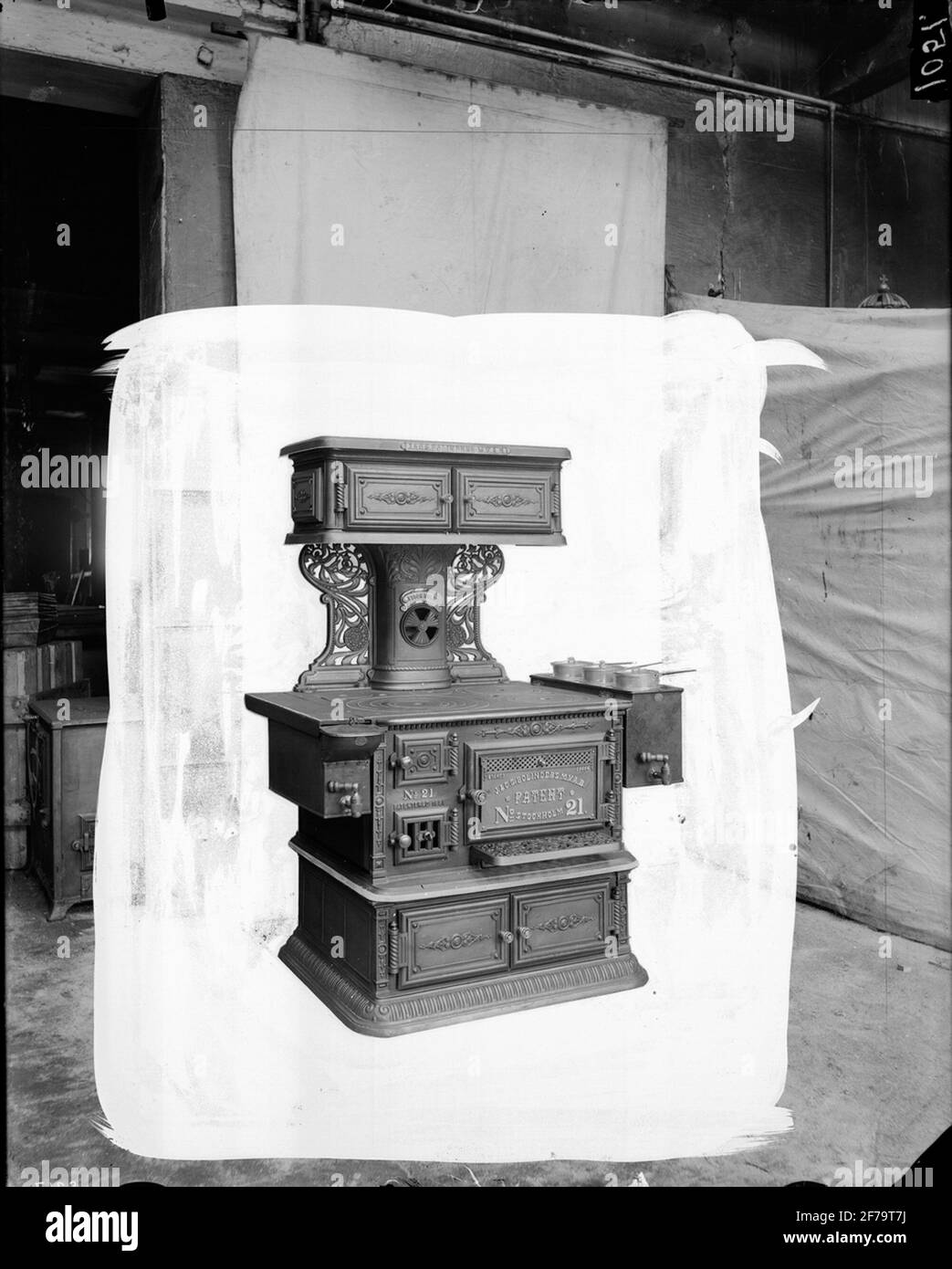 Stove unit Black and White Stock Photos & Images - Alamy