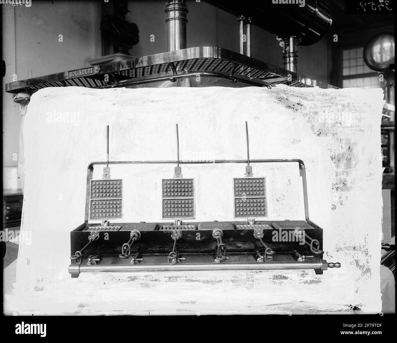 Gas baffle iron Stock Photo - Alamy