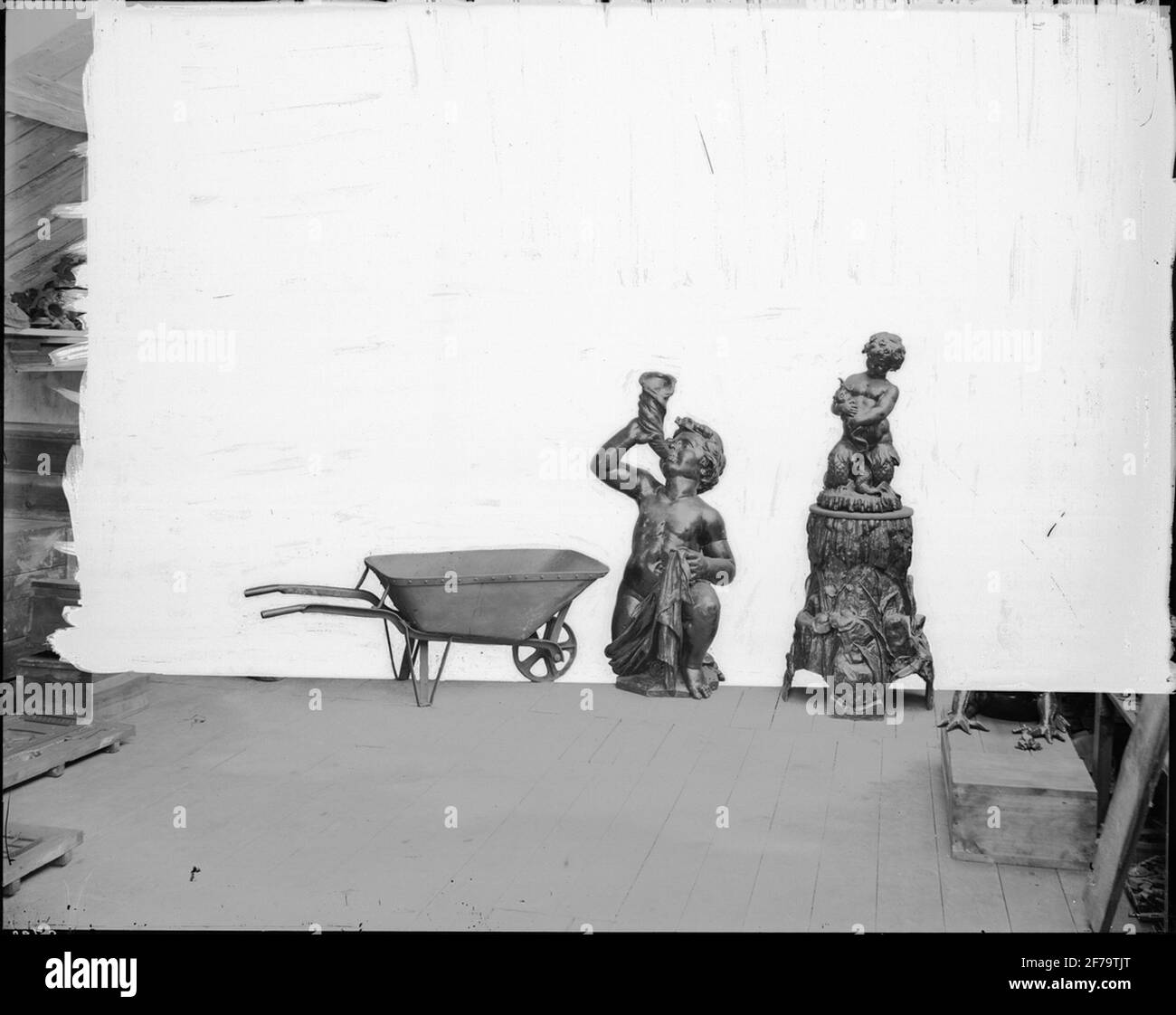 Cast iron art work Black and White Stock Photos & Images - Alamy