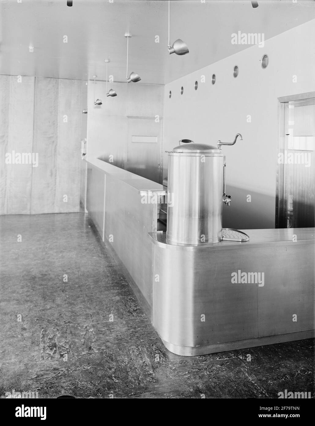 Restaurant with coffee container Stock Photo - Alamy