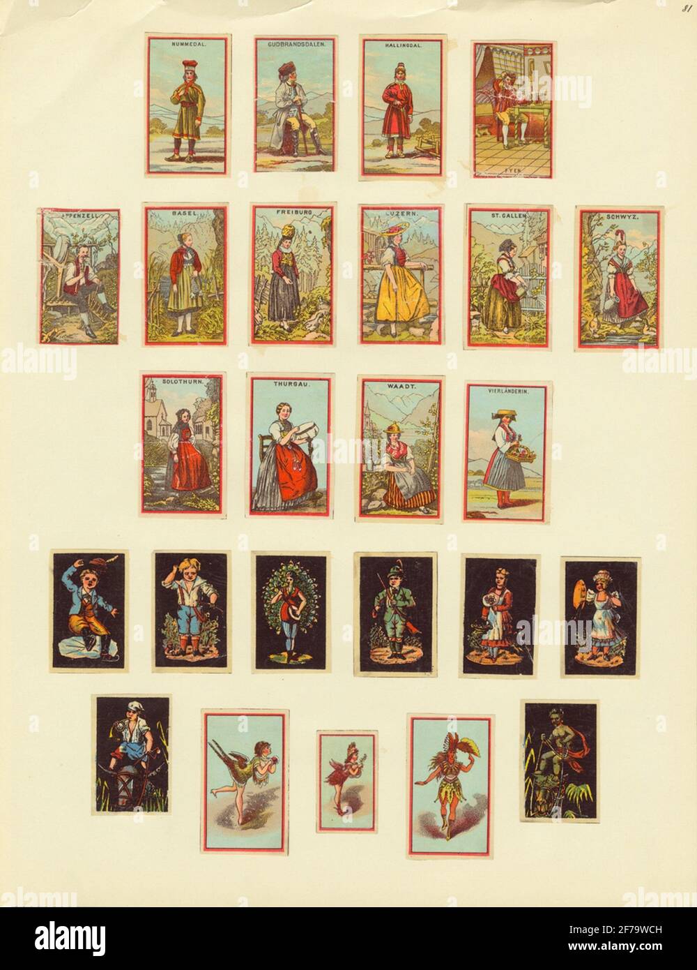 Matchbox labels, from the Swedish industrial and trading museum ...