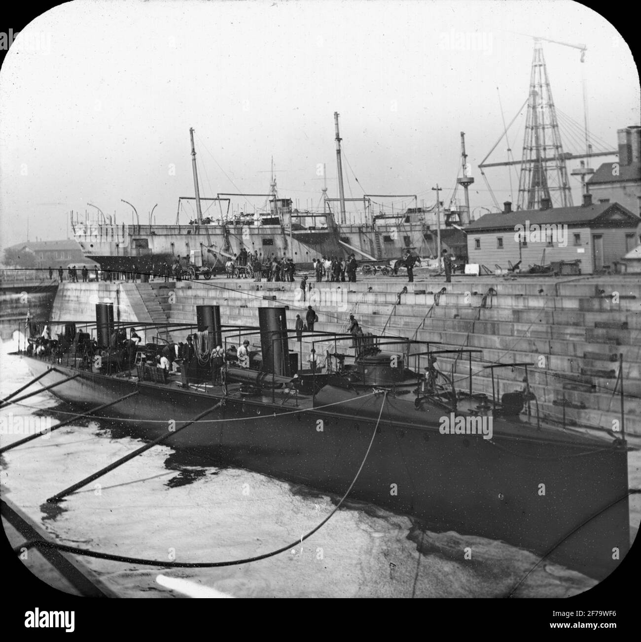 Light image, photography of the warship USS Dupont (TB-7 Stock Photo ...