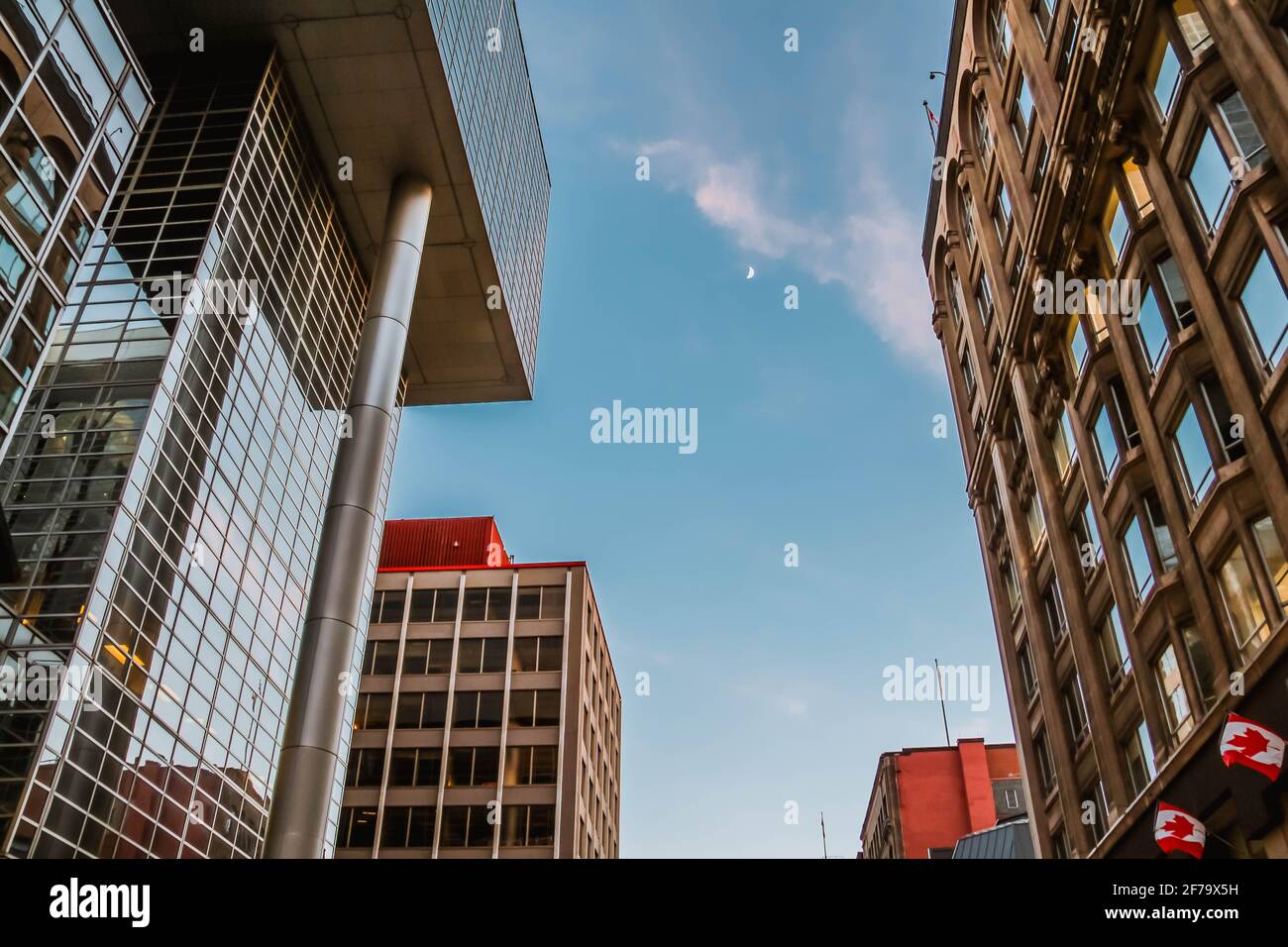 Office and apartment buildings in downtown Ottawa, Ontario Stock Photo ...