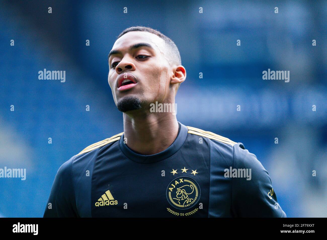 Ryan Gravenberch of Ajax during Eredivisie match SC Heerenveen-Ajax on ...