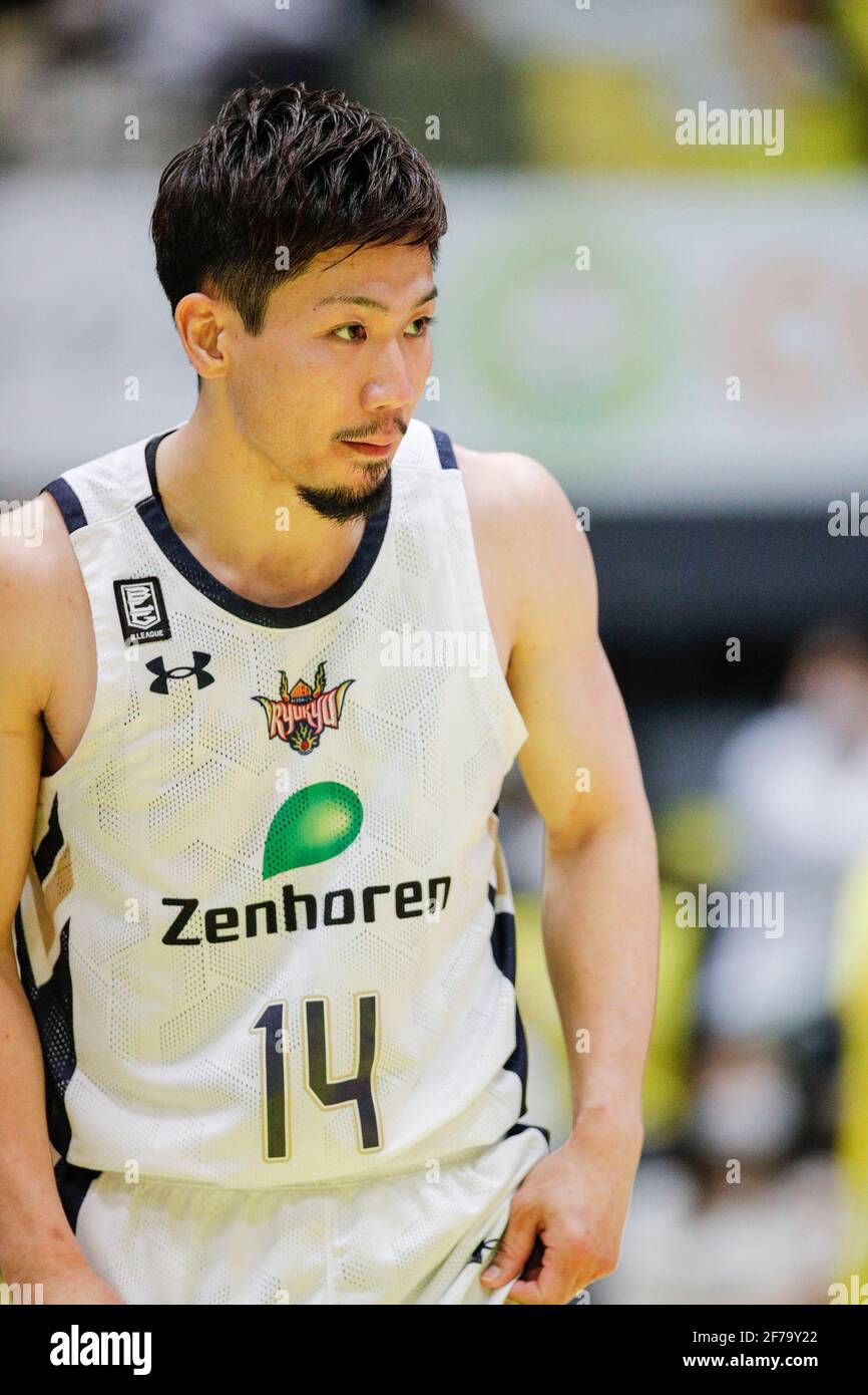 Aoyama Gakuin Memorial Gymnasium, Tokyo, Japan. 4th Apr, 2021. Ryuichi Kishimoto (Golden Kings ...