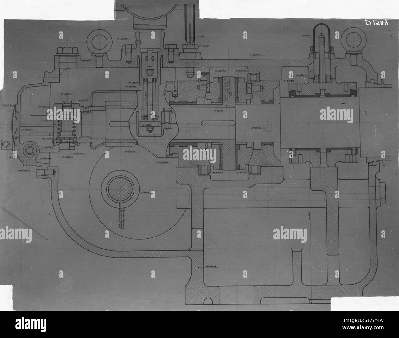 Steam turbine drawing hi-res stock photography and images - Alamy