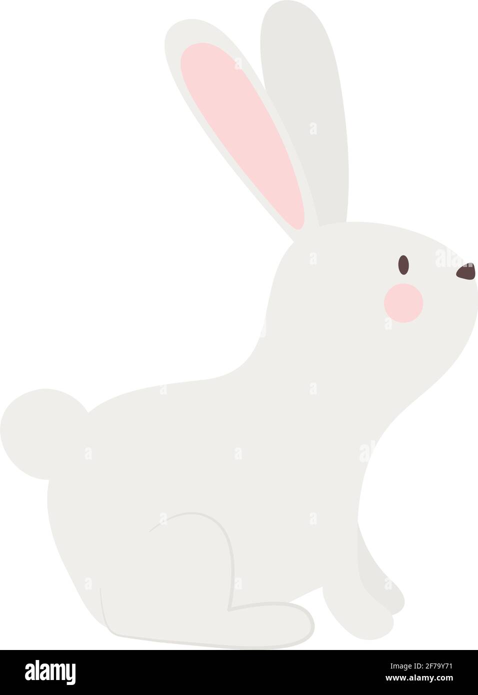 profile of cute bunny icon Stock Vector Image & Art - Alamy