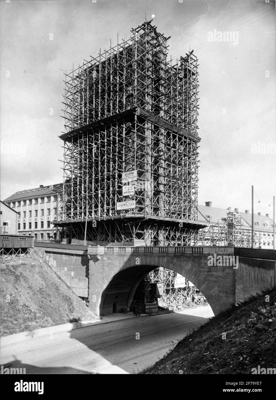 Builder: Building company Contractor. Stockholm's first skyscraper ...