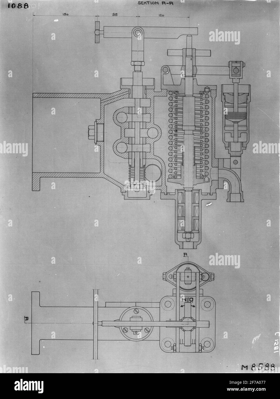 Steam turbine drawing hi-res stock photography and images - Alamy