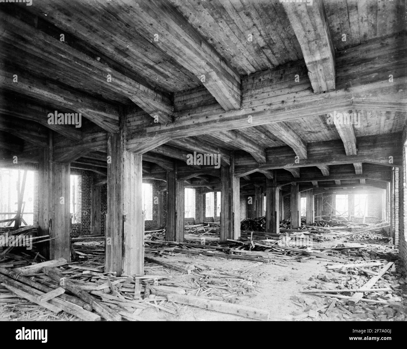 Builder: Building company Contractor, Stockholm. First factory building ...