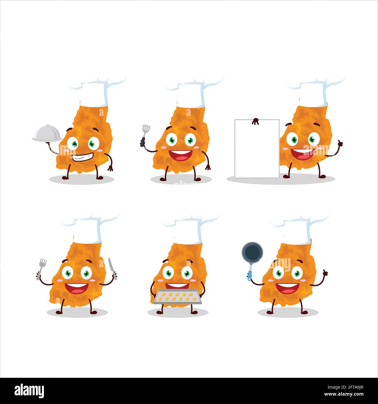 Vector illustration cartoon chef shrimp hi-res stock photography and ...