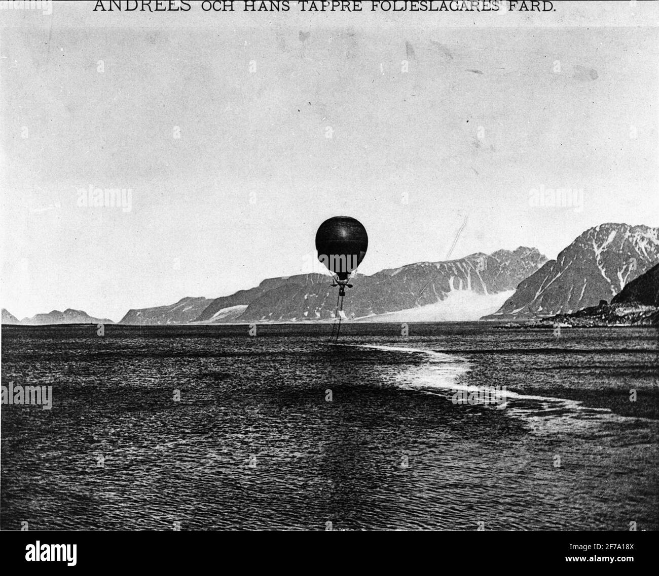 Andreé expedition's departure with balloon from Danish is 11/7 1897 ...