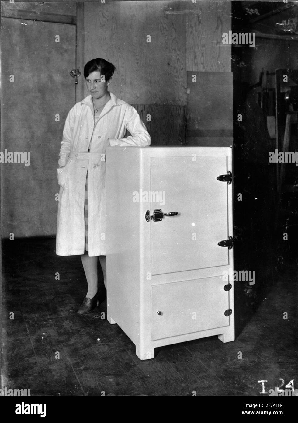 The Electrolux laboratory. Baby-Unit. In the picture there is a female ...