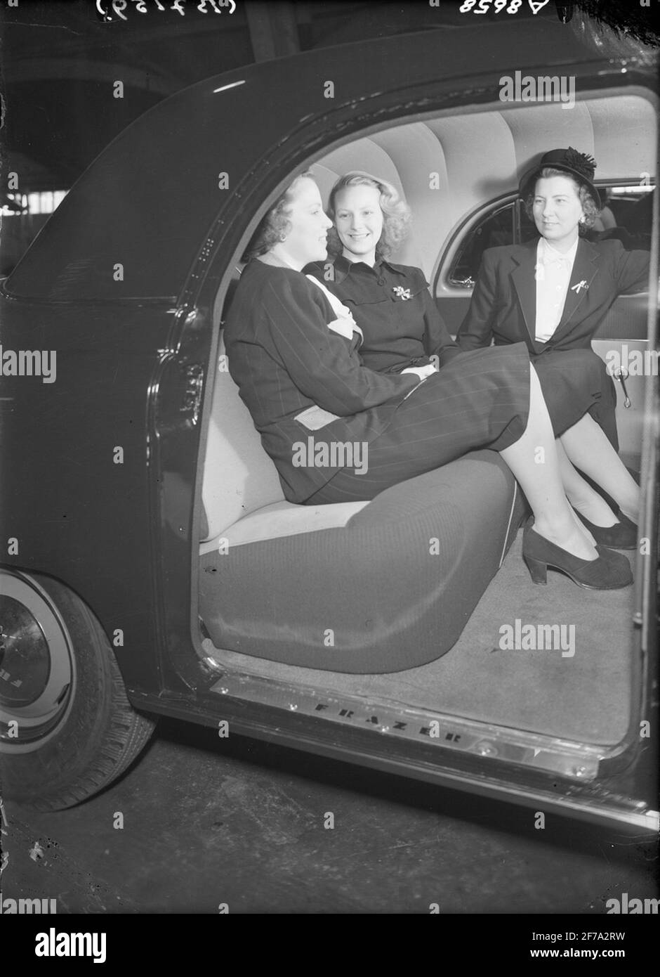 Back car seat Black and White Stock Photos & Images - Alamy