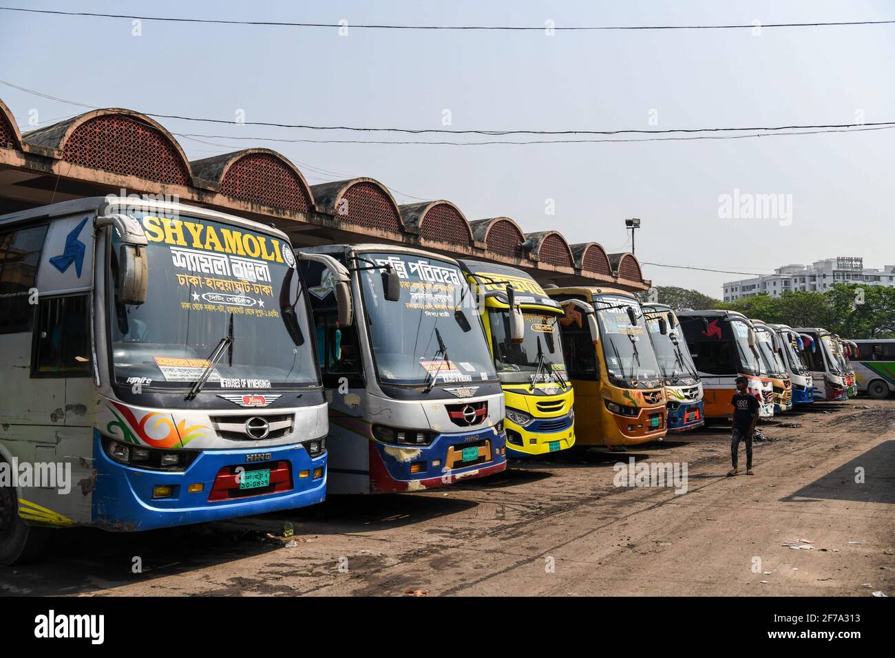 Mohakhali bus terminal hi-res stock photography and images - Alamy