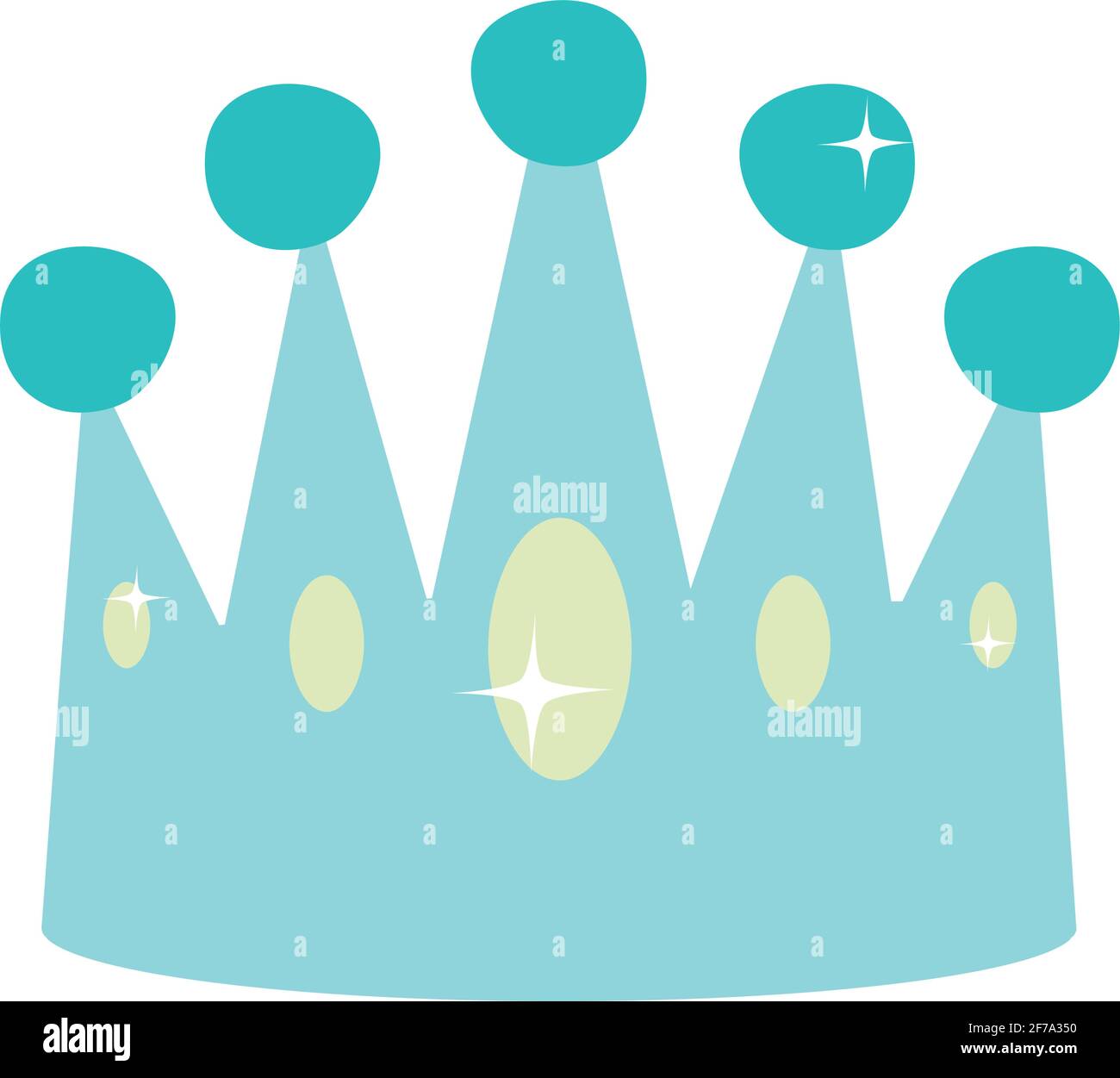 blue queen crown on background Stock Vector Image & Art - Alamy