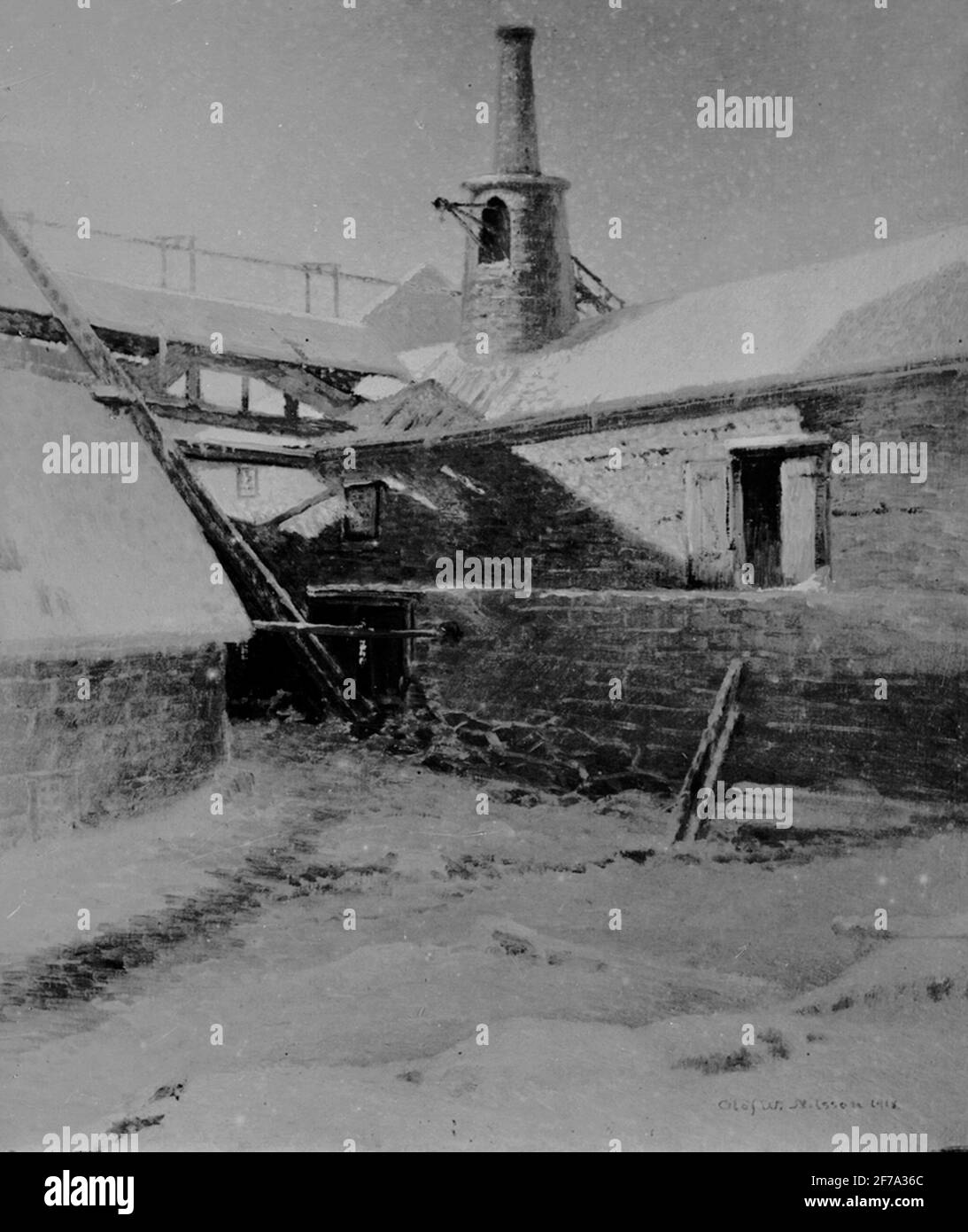 Swedish painting Black and White Stock Photos & Images - Alamy