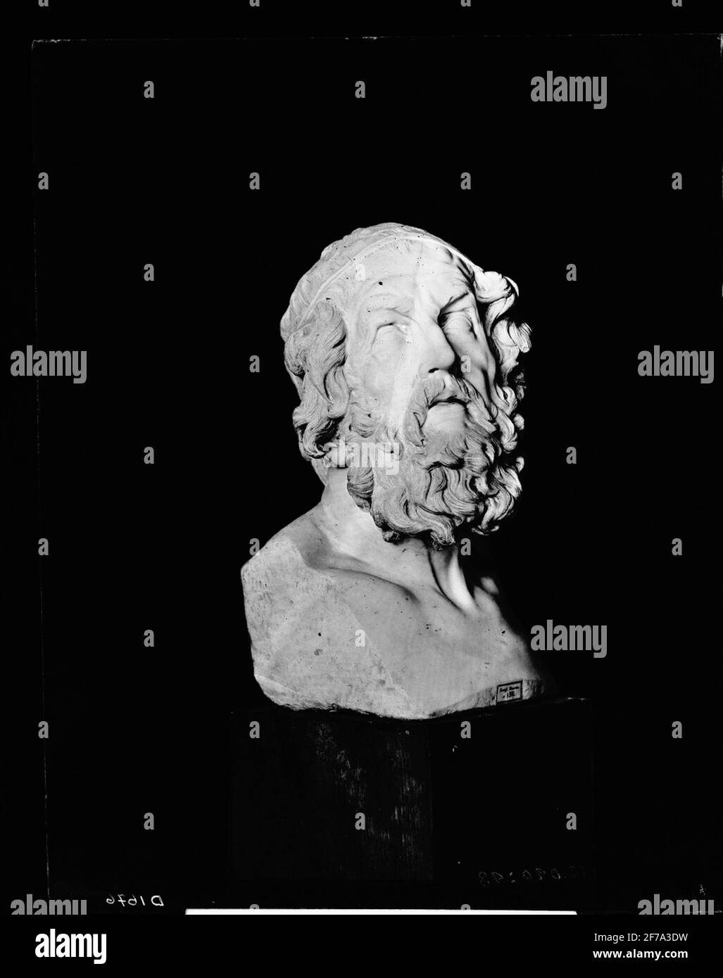 Statue "Homerus". Royal. The museum 131. National Museum 67 Stock Photo ...