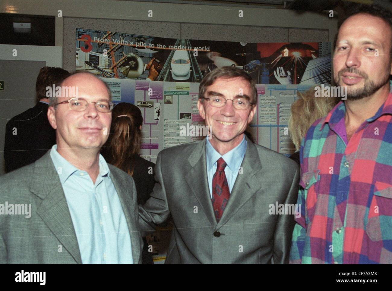 Inauguration of the "Volta" exhibition, electric power.I center Roberto ...