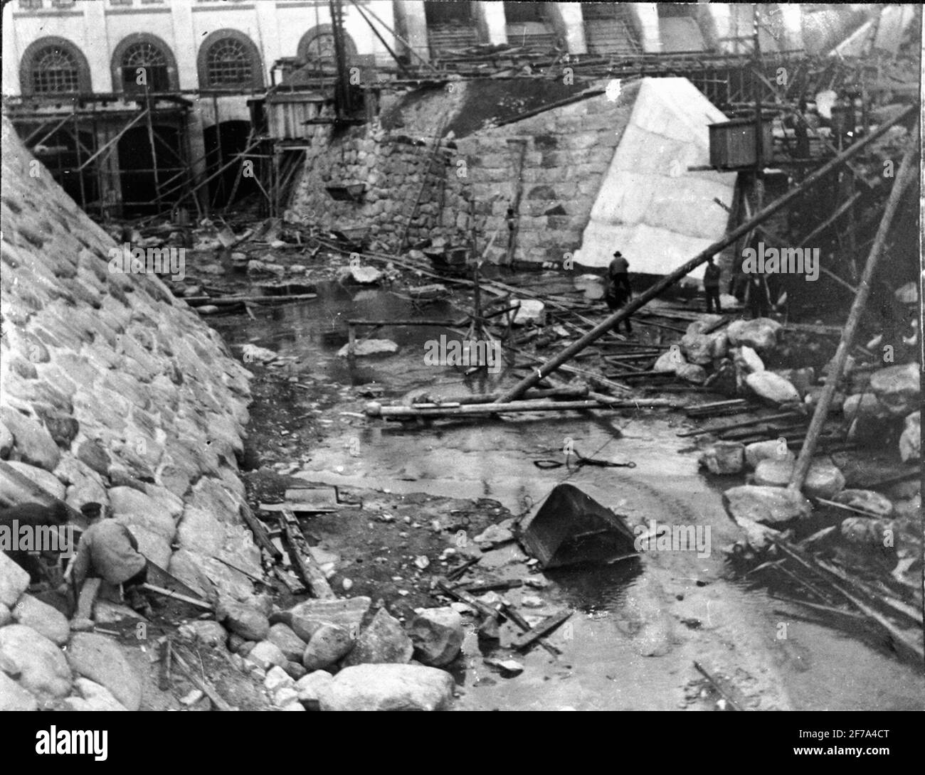 Sewer project Black and White Stock Photos & Images - Alamy