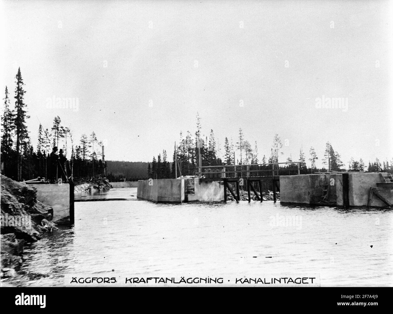 Builder: Building company Contractor, Stockholm. Channel intake Stock ...