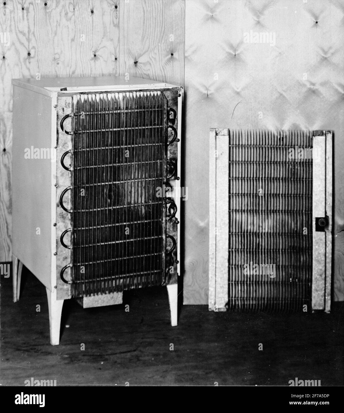 The Electrolux laboratory. L2 refrigerator, rear view Stock Photo - Alamy