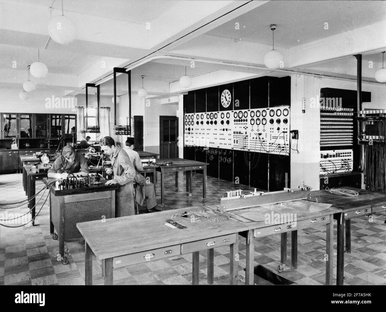 The Electrolux laboratory. LUX 'electrical lab Stock Photo - Alamy