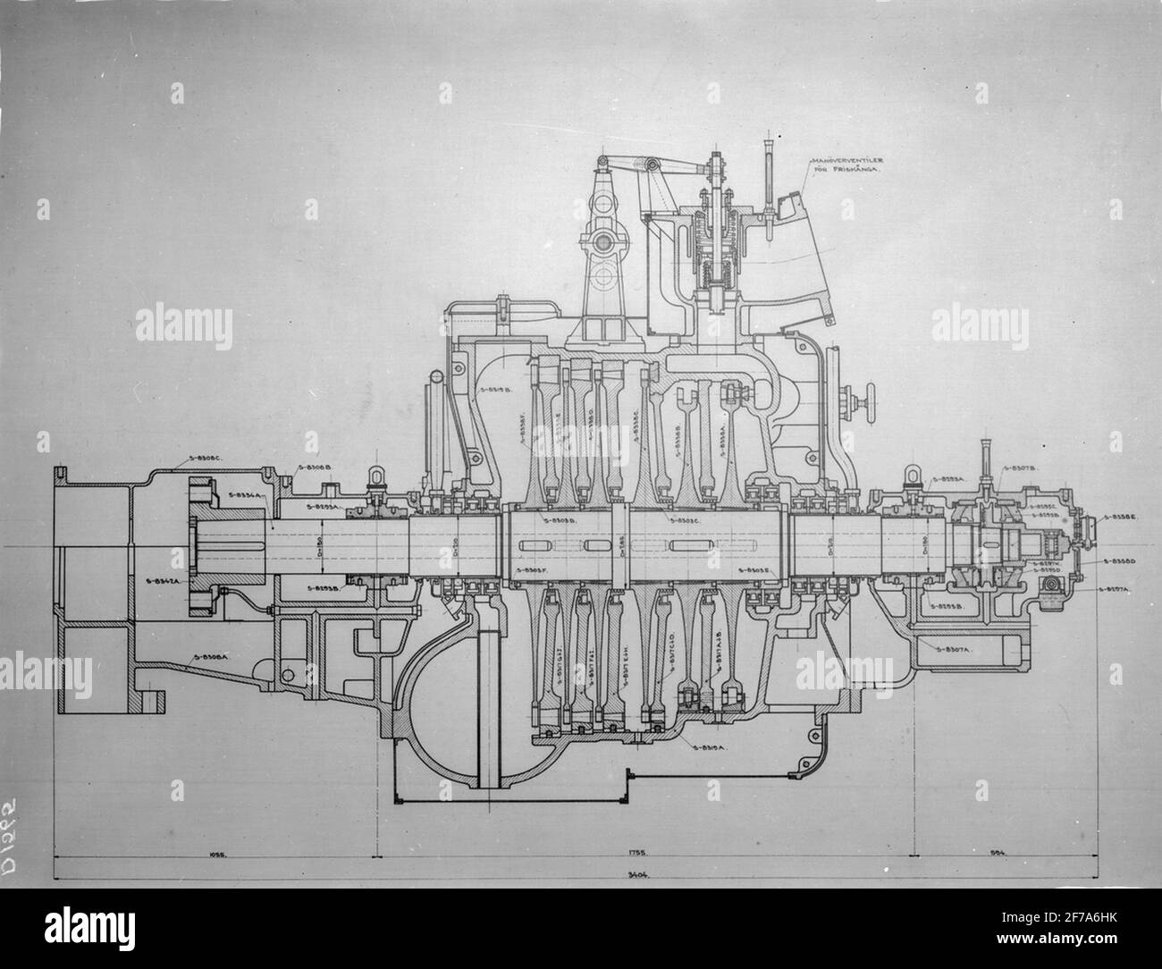 Mechanical engineering drawing Black and White Stock Photos & Images ...