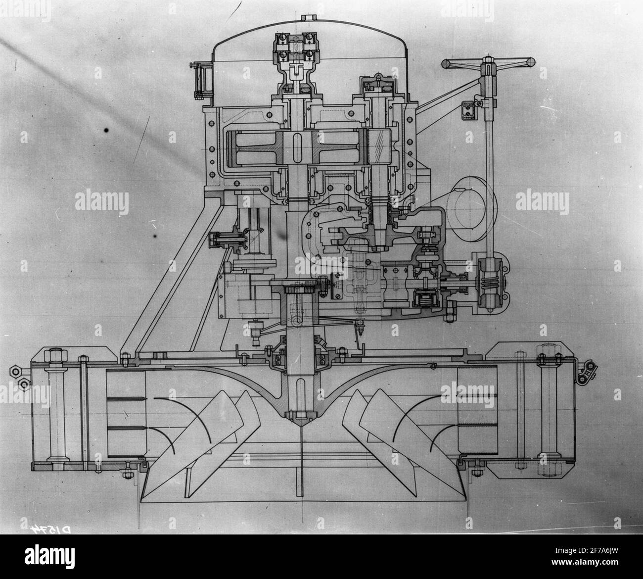 Steam turbine drawing hi-res stock photography and images - Alamy