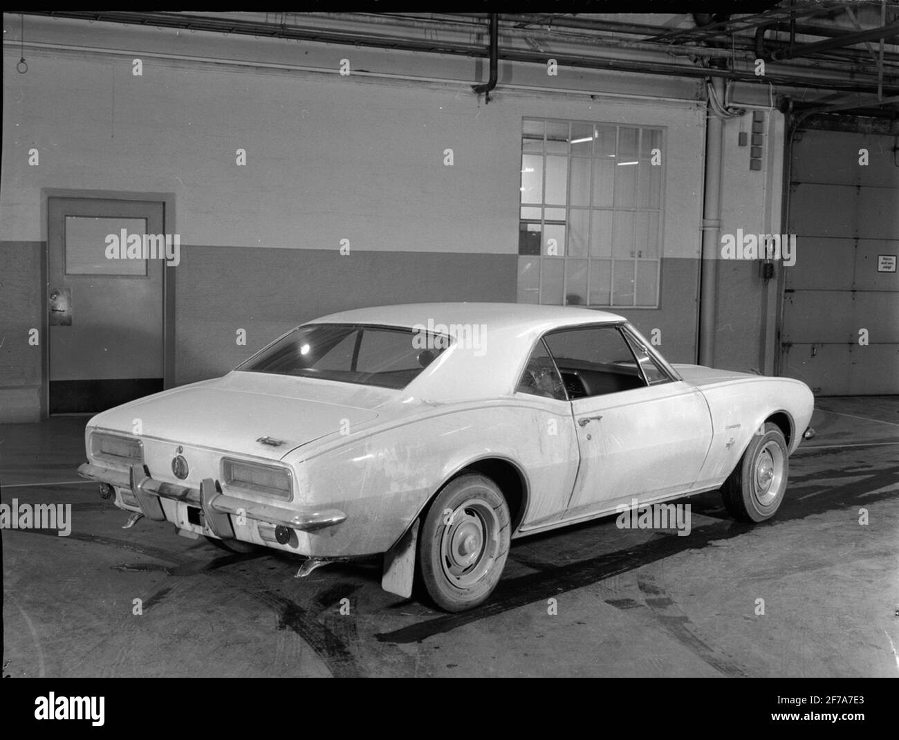 Type inspection. Chevrolet Camaro (112637-7). >> Stock Photo - Alamy