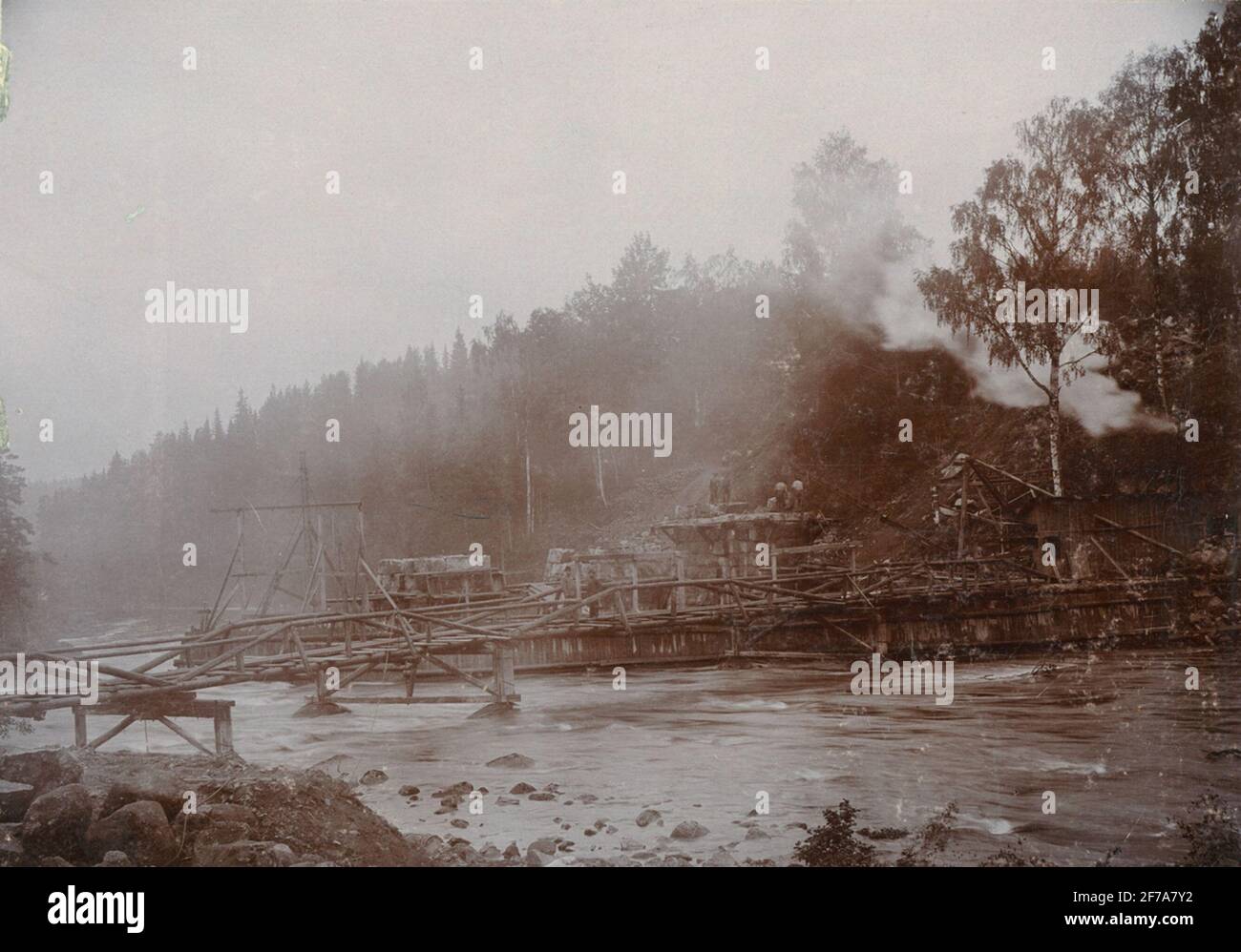 Dust building at Brattfors use Stock Photo - Alamy
