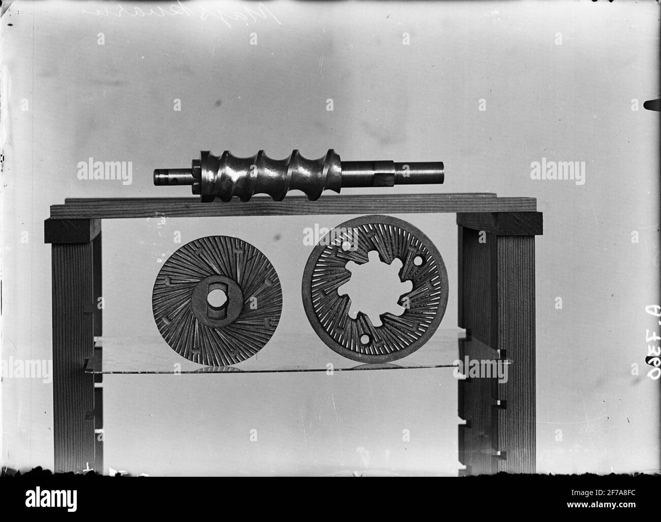 Parts for corn mill Stock Photo - Alamy